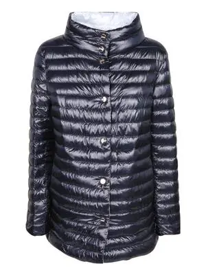 Herno Herno Reversible Quilted Down Jacket Blue