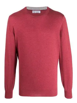 Brunello Cucinelli Crewneck Jumper - Red