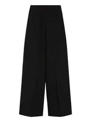 Sportmax High Waist Straight Leg Trousers - Black