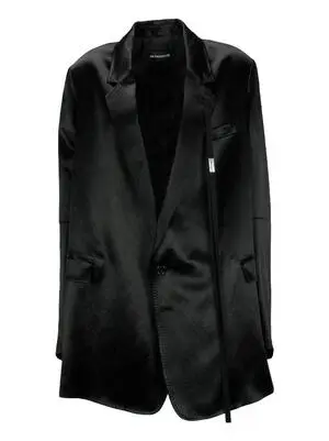 ANN DEMEULEMEESTER Oversize Button-up Blazer - Black
