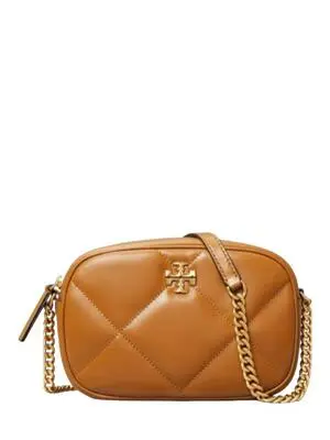 Tory Burch Kira Diamond Camera Crossbody Bag - Brown