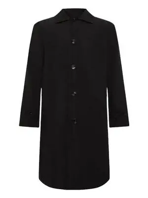 Burberry Single-breasted Trench Coat - Black