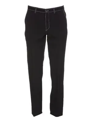 Burberry Tailored Straight-leg Trousers - Black
