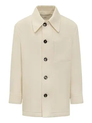 Ami Buttoned Jacket - Nude