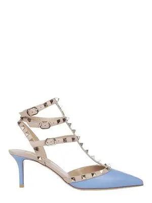 Valentino Garavani Rockstud 65 Multi-belt Sandals - Nude