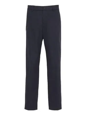 Moncler Belted Loose Fit Casual Trousers - Midnight Blue
