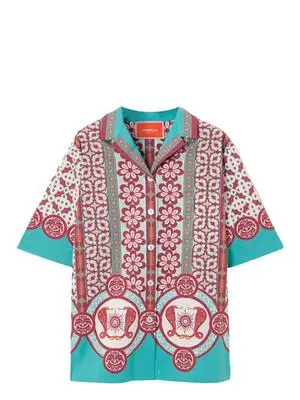 La DoubleJ Short Sleeve Printed Shirt - Multi-color