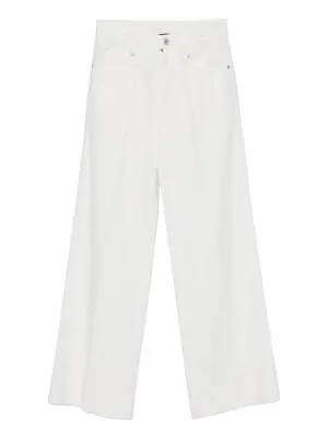 Brunello Cucinelli Wide-leg Trousers - White