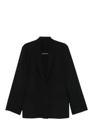 Alberta Ferretti Single Breasted Blazer - Black