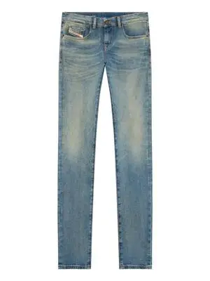 DIESEL® Diesel D-Strukt 09H50 Mid-Rise Slim-Fit Jeans Gray