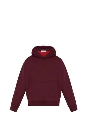 Givenchy Hoodie In Scuba With Embroidery - Red