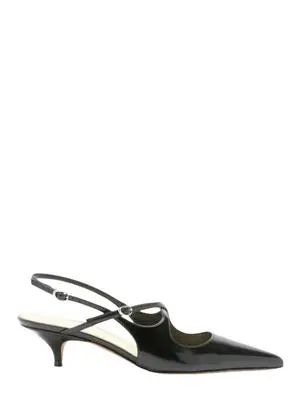 Proenza Schouler Pointed Toe Slingback High Heel Sandals - Black