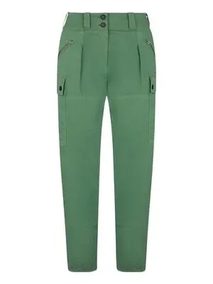 TOM FORD Cropped Cargo Pants - Green