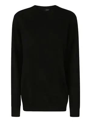 Wardrobe.NYC Long-sleeved Crewneck Jumper - Black