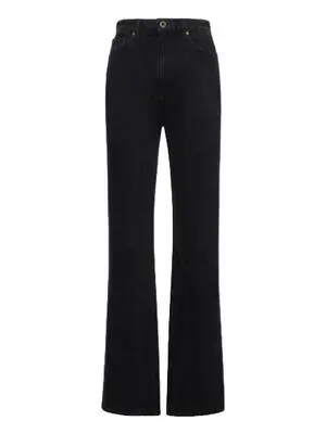 Khaite Five-pocket Denim Trousers - Black