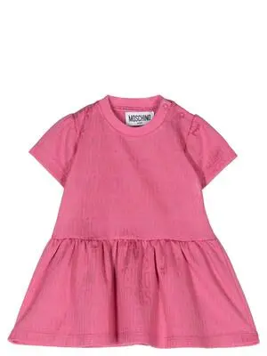 Moschino Jacquard Flared Dress - Pink