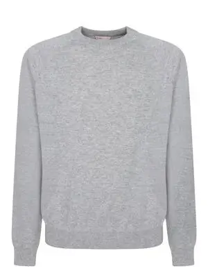 Herno Cashmere Crew Neck Sweater - Gray