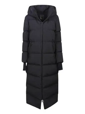 Herno Hooded Padded Coat - Black