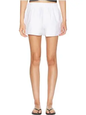 Wardrobe.NYC Drawstring Shorts - Nude
