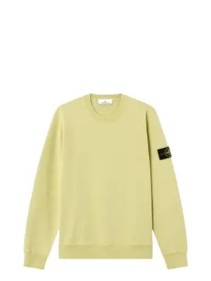 Stone Island Stone Island Crewneck Sweatshirt With Elasticated Cuffs Fern