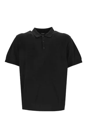 K-WAY Pleyne Knitted Polo Shirt - Black