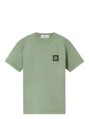 Stone Island Stone Island Logo Patch Crewneck T-shirt Sage Green