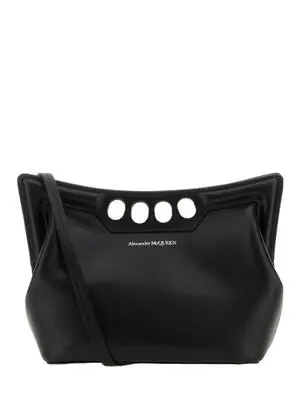 Alexander McQueen The Peak Bag Mini Crossbody Bag - Black