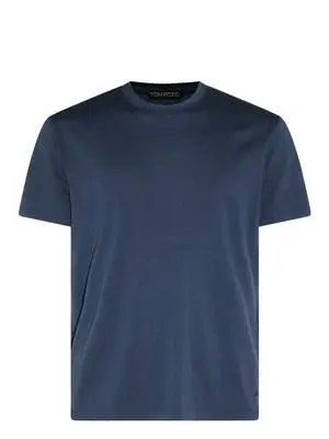 TOM FORD Crewneck T-shirt - Blue
