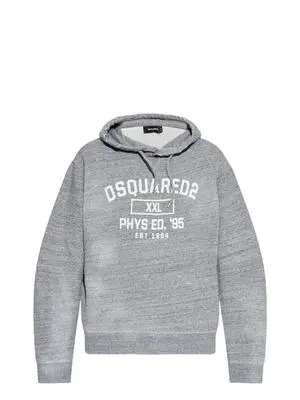 Dsquared2 Long Sleeve Hooded Sweatshirt - Gray