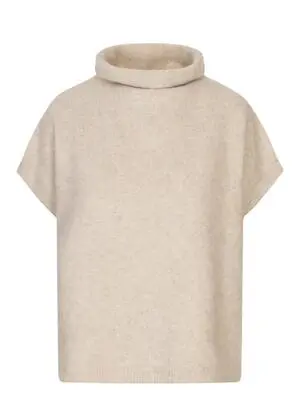 P.a.r.o.s.h Ribbed High-neck Wool Sweater - Nude