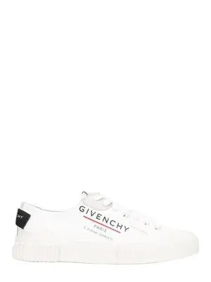Givenchy Logo Print Low Top Sneakers - White