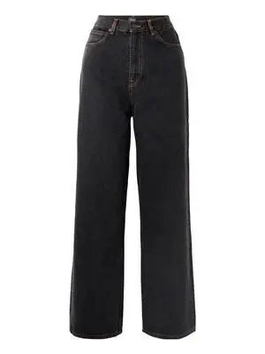 WARDROBE.NYC Wardrobe.NYC Logo-Patch Cotton Wide-Leg Jeans