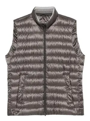 Herno Quilted Sleeveless Vest - Gray