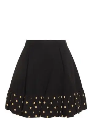 MOSCHINO Moschino Polka Dots Ruffled Mini Skirt