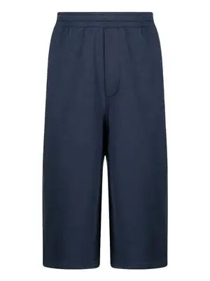 Kenzo Little X Logo Print Oversized Shorts - Blue