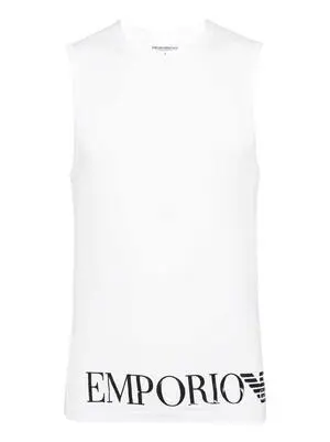 Emporio Armani Logo Vest - White