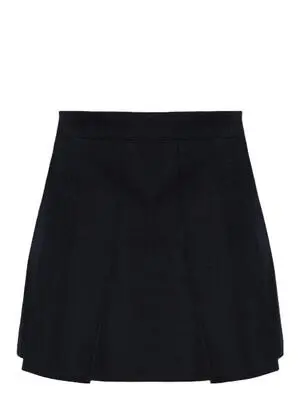 A.p.c. Pleated Mini Skirt - Black