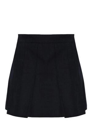 A.p.c. Pleated Mini Skirt - Black