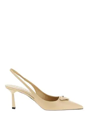 Prada Open-toe High-heeled Sandals - Brown