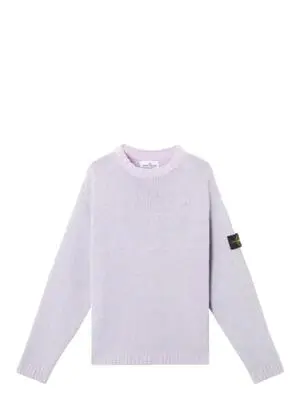 Stone Island Painted-effect Sweater - Lilac
