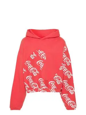 ERL Coca-cola Print Hoodie - Red