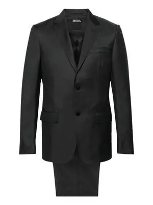 Zegna Single-breasted Suit - Black