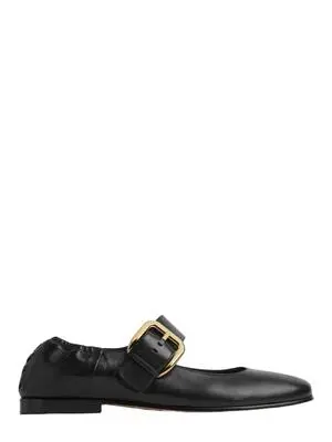 Bottega Veneta Astaire Mary Jane Ballerina - Black