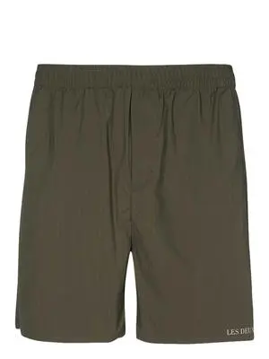 LES DEUX Logo Shorts - White