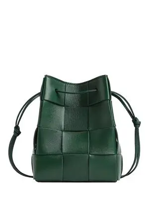 Bottega Veneta Cassette Small Shoulder Bag - Rain Tree Green