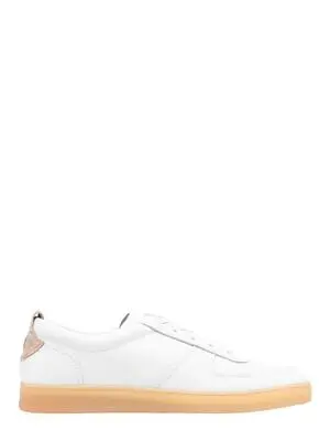 HENDERSON BARACCO Round Toe Lace-up Casual Shoes - White