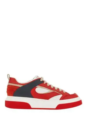 FERRAGAMO Lace Up Sneakers - Multicolor