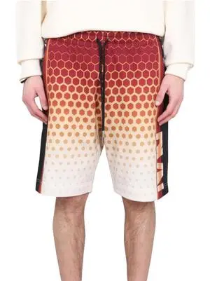 Dries Van Noten Printed Drawstring Bermuda Shorts - Multicolor