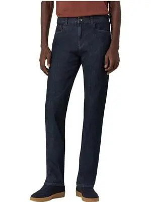 Canali Skinny Fit Twill Jeans - Blue