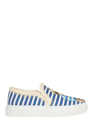 J.W.ANDERSON Logo Casual Slip-on Sneakers - White